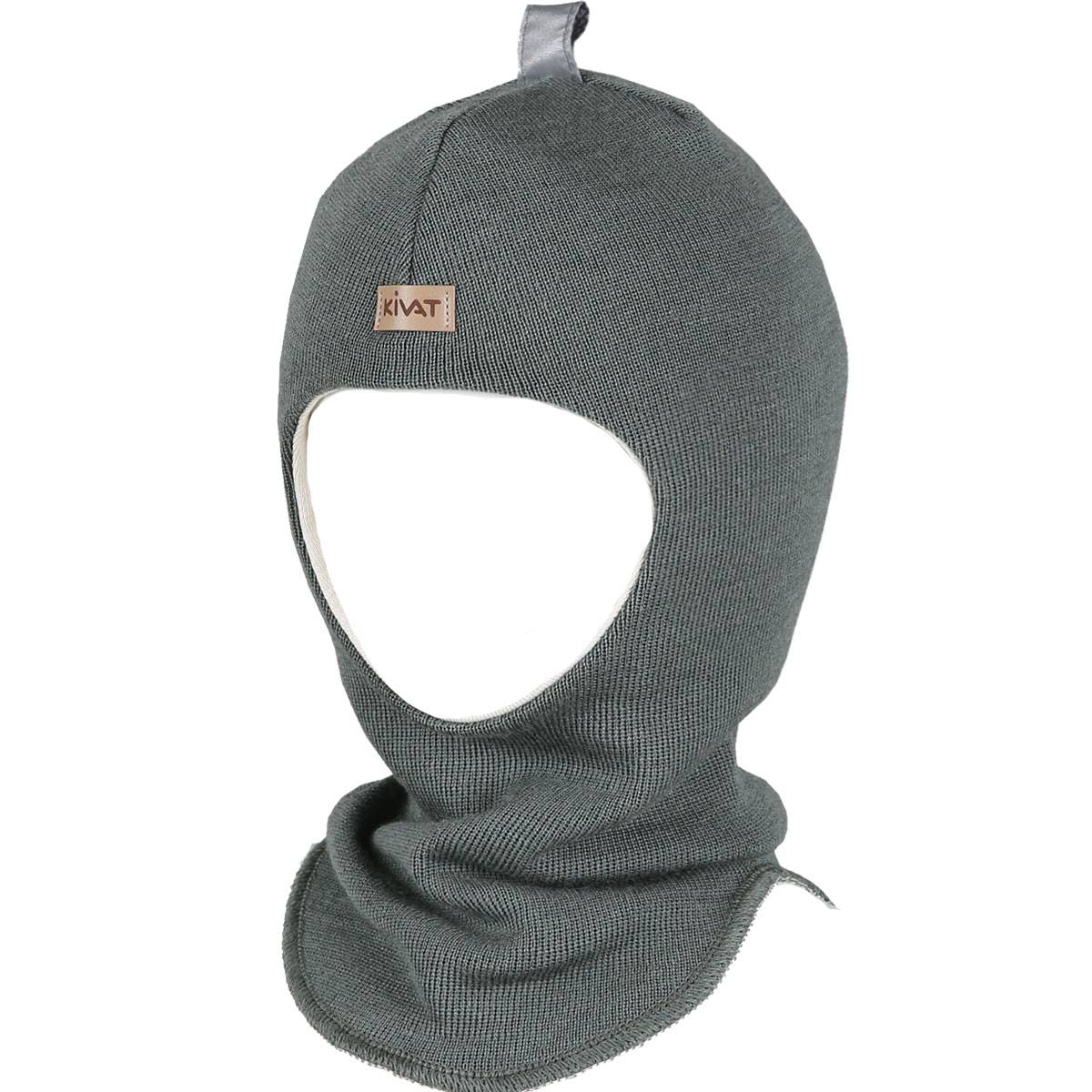 Kivat balaclava i ull til barn og baby, støvgrønn - DressMyKid AS